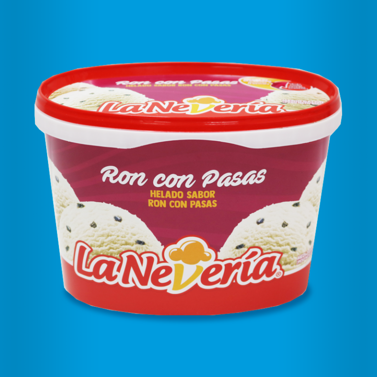 Medio Galón Ron con Pasas | La Nevería